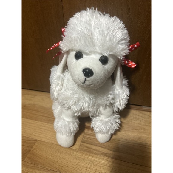 Kellytoy | Toys | Kelly Toy Double The Love White Poodle Dog With Red ...